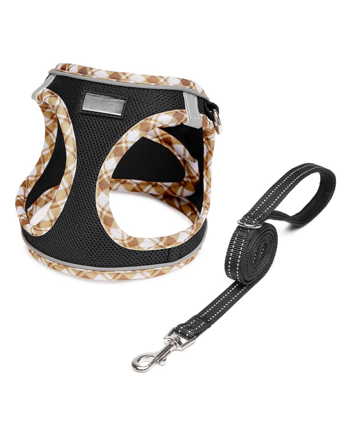 Click here for Aronkl Soft Mesh No-Choke Step-In Dog Cat Harness... prices