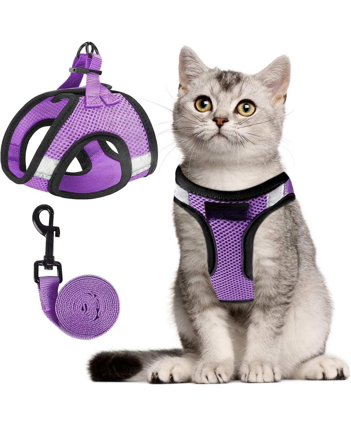 Click here for Aronkl Escape Proof Cat Harness and Leash Set Adju... prices