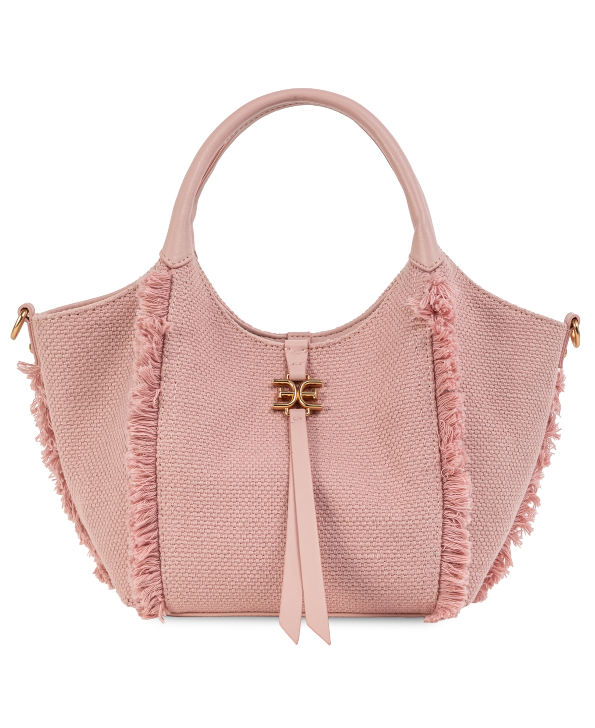 Click here for Sam Edelman Irina Large Canvas Tote Handbag - Pink... prices
