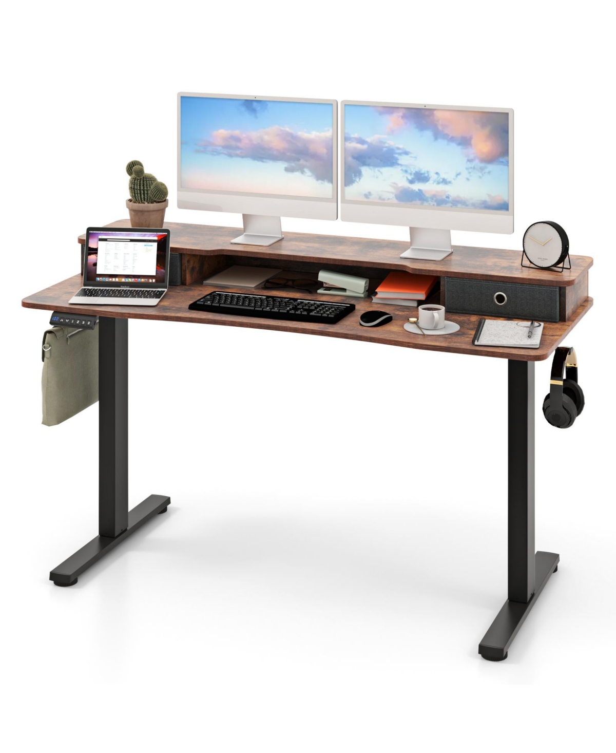 Click here for Sugift Height Adjustable Electric Standing Desk wi... prices