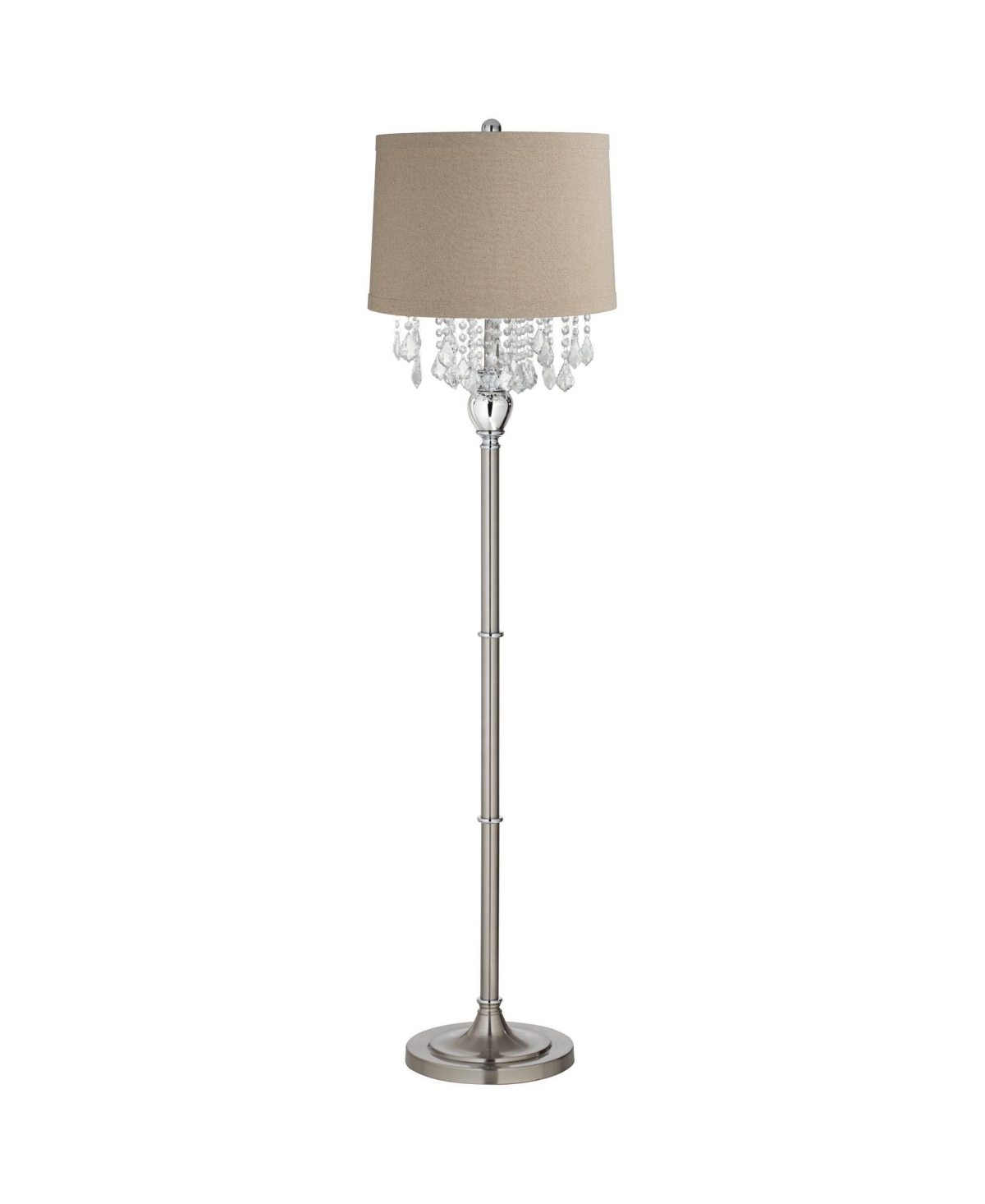 Click here for 360 Lighting Chandelier Floor Lamp 62.5 Tall Brush... prices