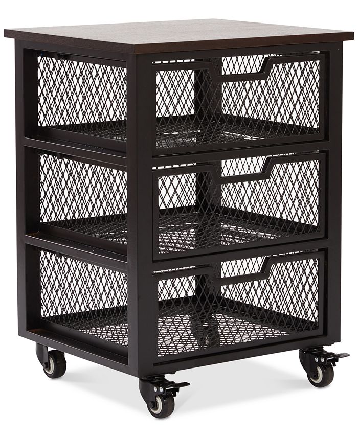 Office Star Atwell 3-Drawer Rolling Storage Cabinet - Macy's