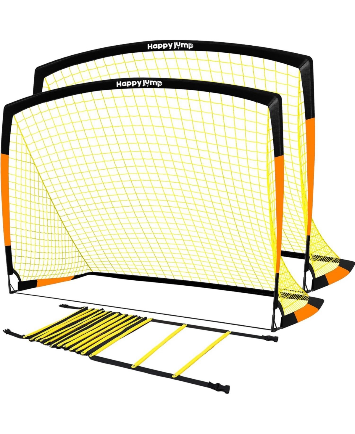 Click here for Happy Jump 7x5 Soccer Goal Net 2 Set with Agility... prices