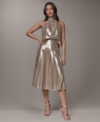 Click here for Donna Karan New York Womens High Neck Top High Shi... prices