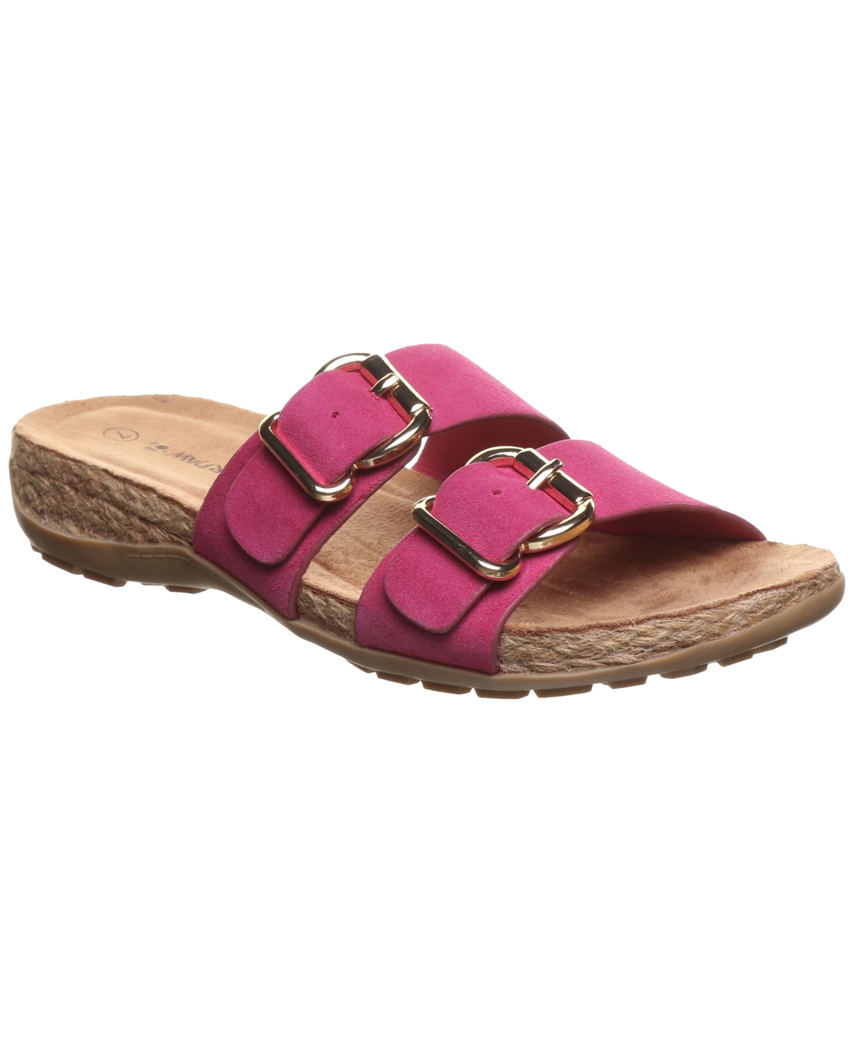 Click here for Bearpaw Womens Jackie Slip-On Sandals - Raspberry prices