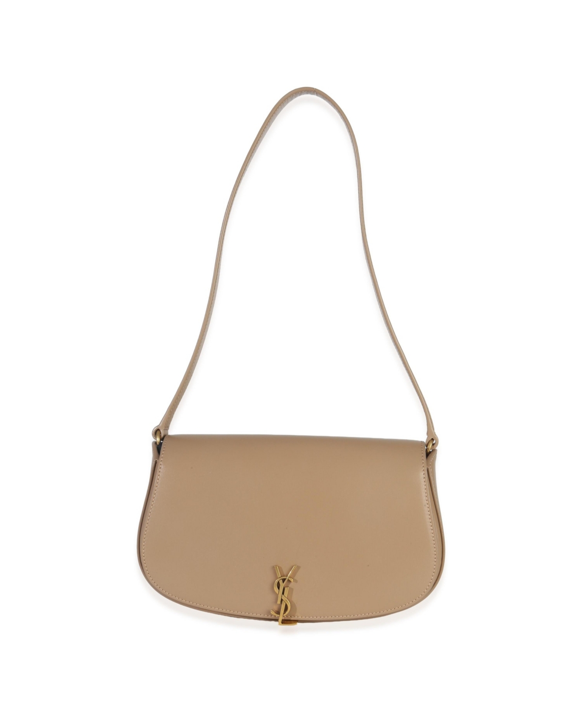 Click here for Pre-Owned Saint Laurent Beige Box Calfskin Mini Vo... prices