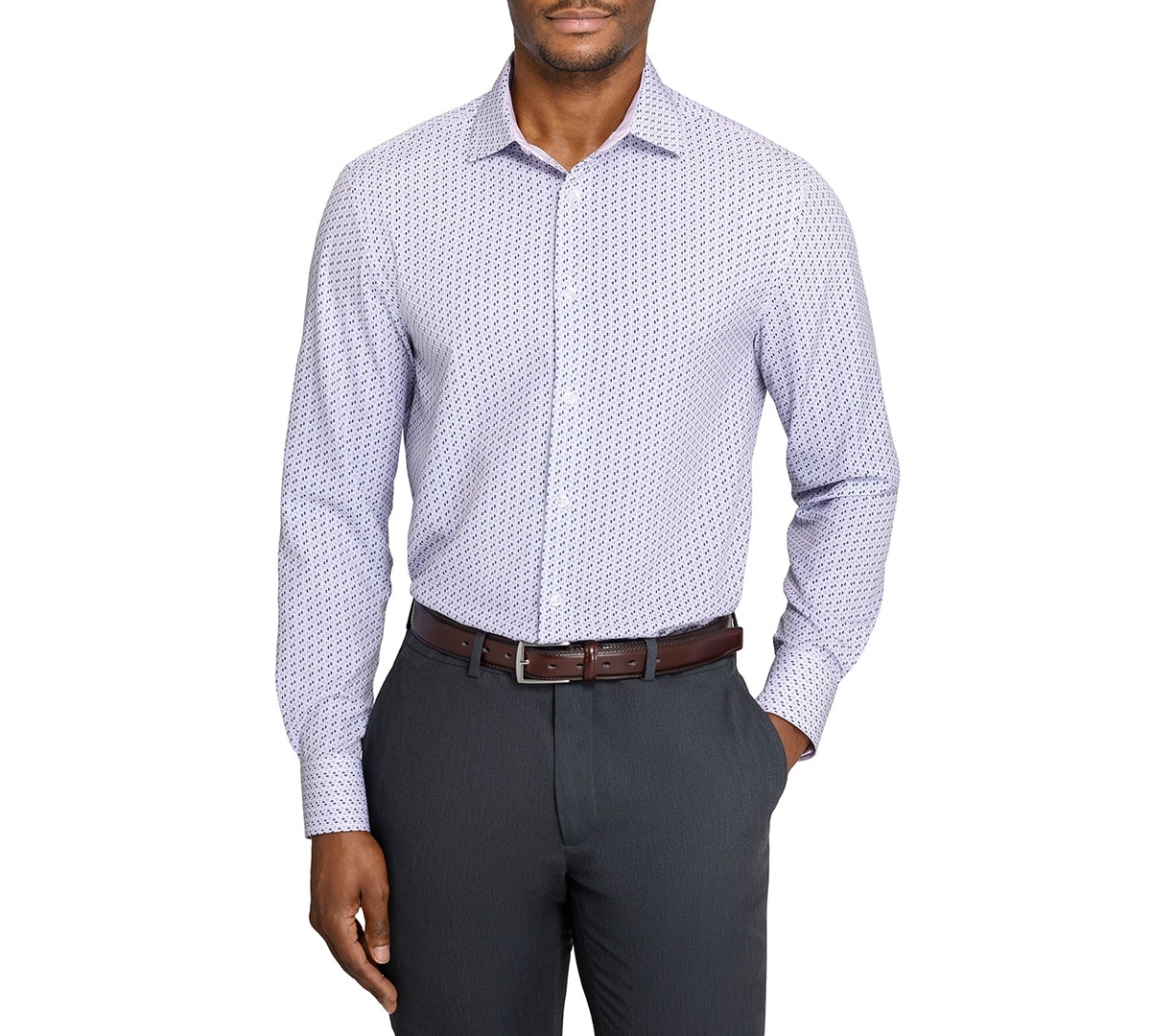 Click here for ConStruct Mens Triangle Print Spread Collar Dress... prices