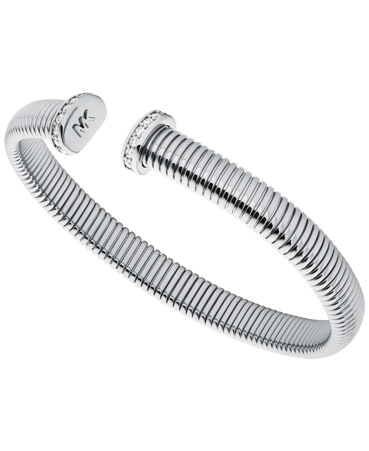 Click here for Michael Kors Ribbon Flex Cuff Bracelet - Silver prices