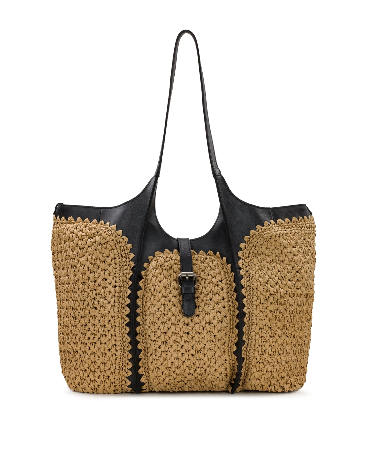 Click here for Patricia Nash Santorini Medium Woven Straw Satchel... prices