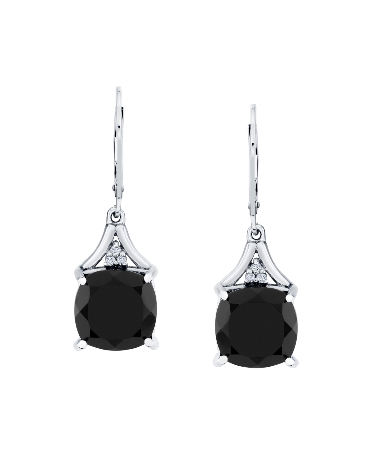 Click here for Macys Onyx (8 ct. t.w.) and Diamond Accent Drop Ea... prices