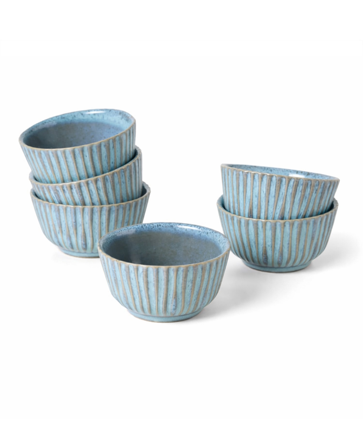 Click here for Porto Brasil Stoneware Linhas Ramekins  Set of 6 -... prices