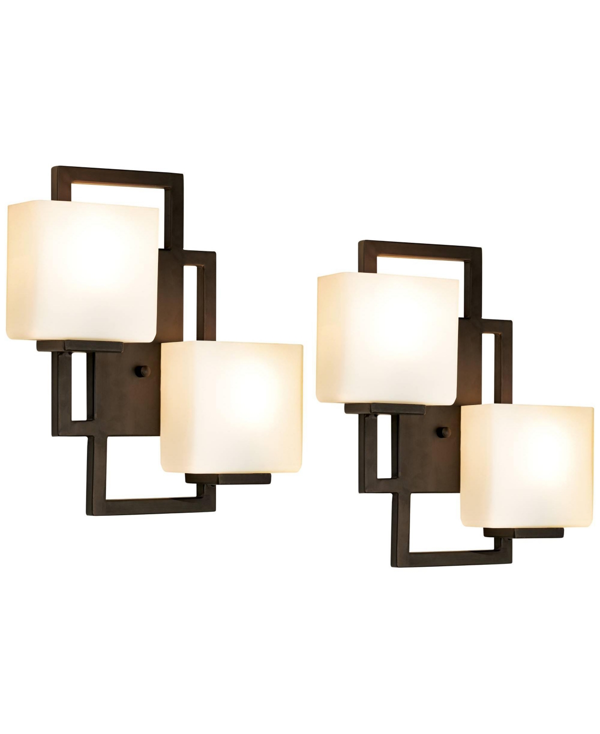 Click here for Possini Euro Design Modern Wall Light Sconces Set... prices