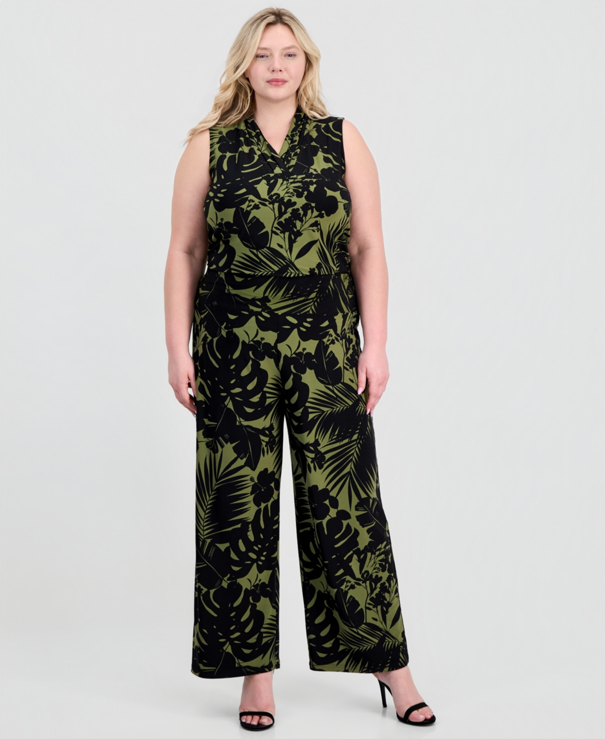 Click here for Anne Klein Plus Size Pull-On High-Rise Wide-Leg Pa... prices