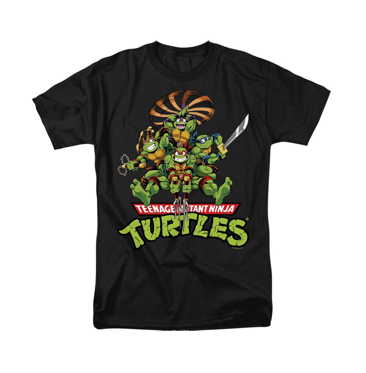 Click here for Logovision Mens Tmnt Manga Turtles T-Shirt - Black prices