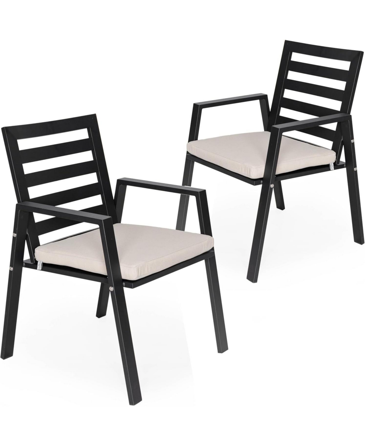 Click here for LeisureMod Chelsea Outdoor Dining Armchair Set of... prices