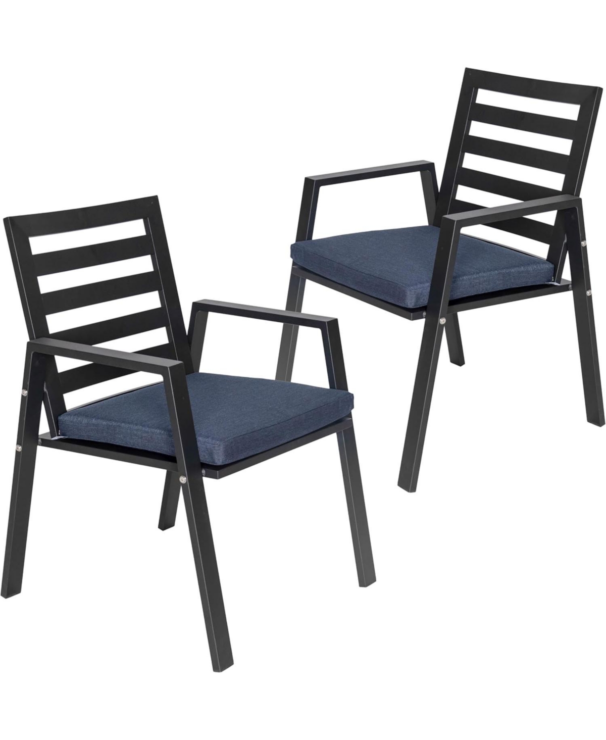 Click here for LeisureMod Chelsea Outdoor Dining Armchair Set of... prices