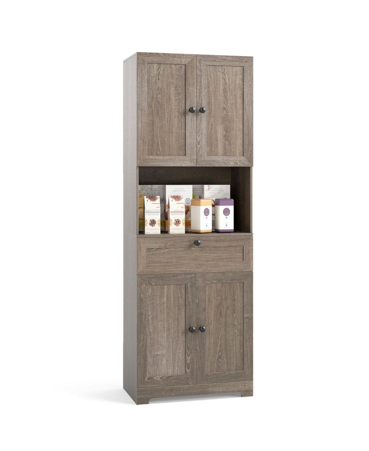 Click here for Sugift 67.5-Inch-Tall Modern Freestanding Floor St... prices