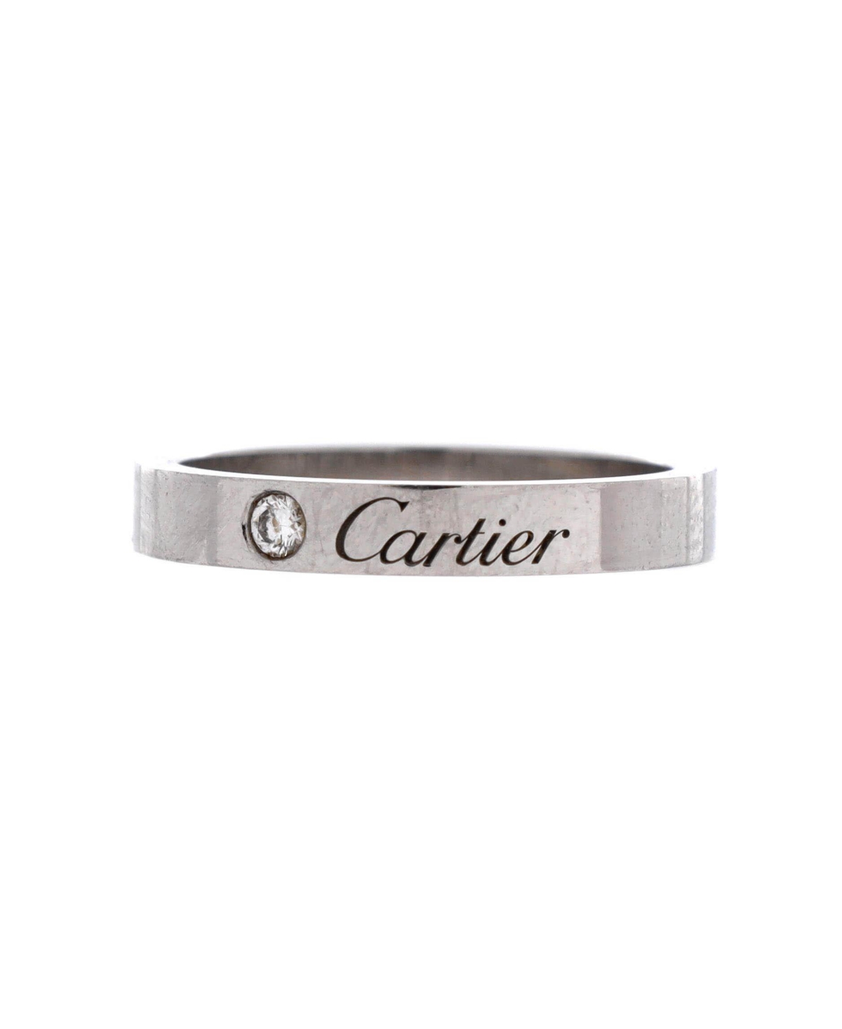 Click here for Pre-Owned Cartier C de Cartier Wedding Band Ring -... prices