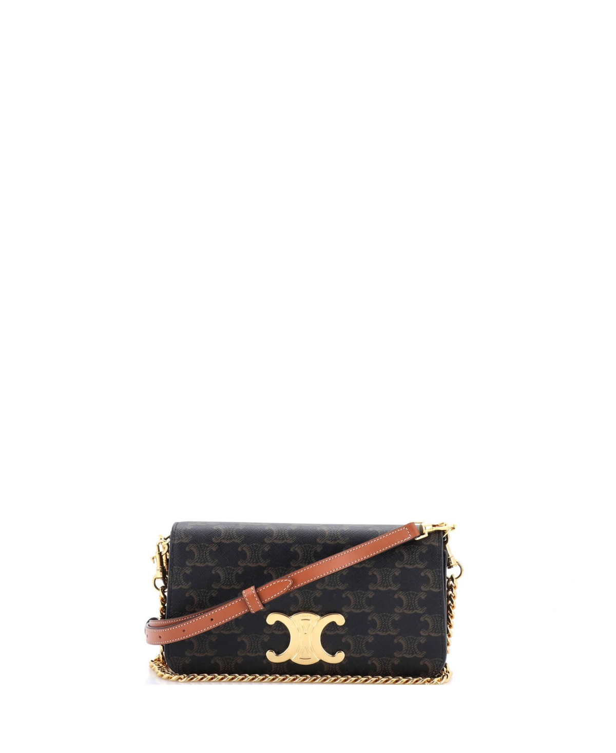 Click here for Pre-Owned Celine Multipochette Flap Bag Triomphe C... prices