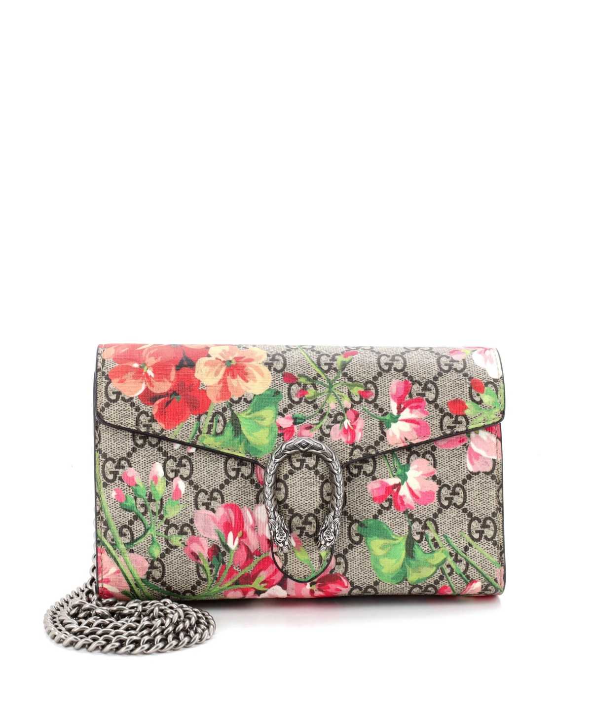 Click here for Pre-Owned Gucci Small Dionysus Chain Wallet Blooms... prices