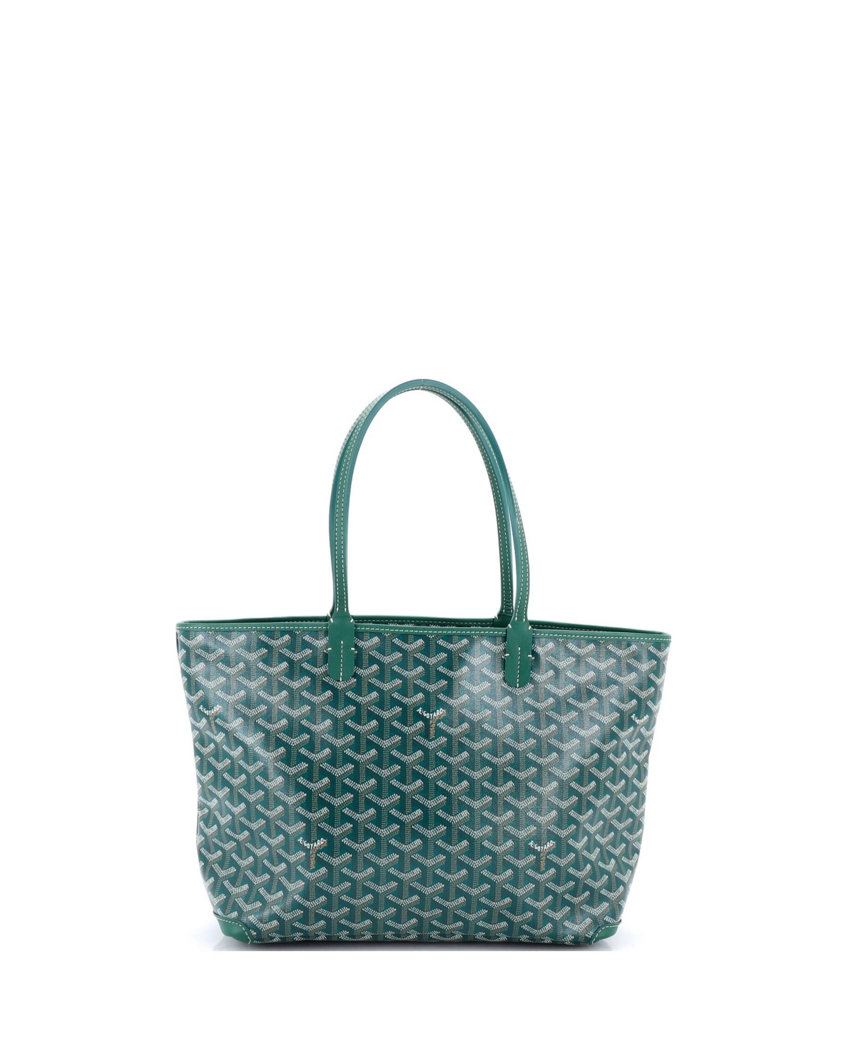 Click here for Pre-Owned Goyard Pm Artois Tote Coated Canvas - Gr... prices