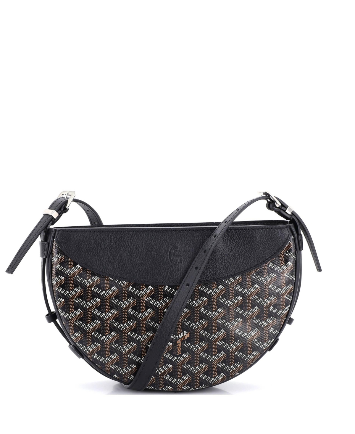 Click here for Pre-Owned Goyard Hirondelle Shoulder Bag Coated Ca... prices