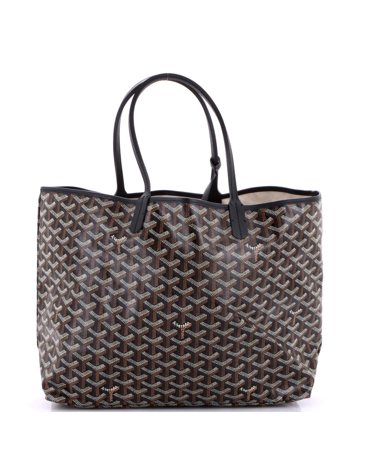 Click here for Pre-Owned Goyard Pm Saint Louis Tote Coated Canvas... prices