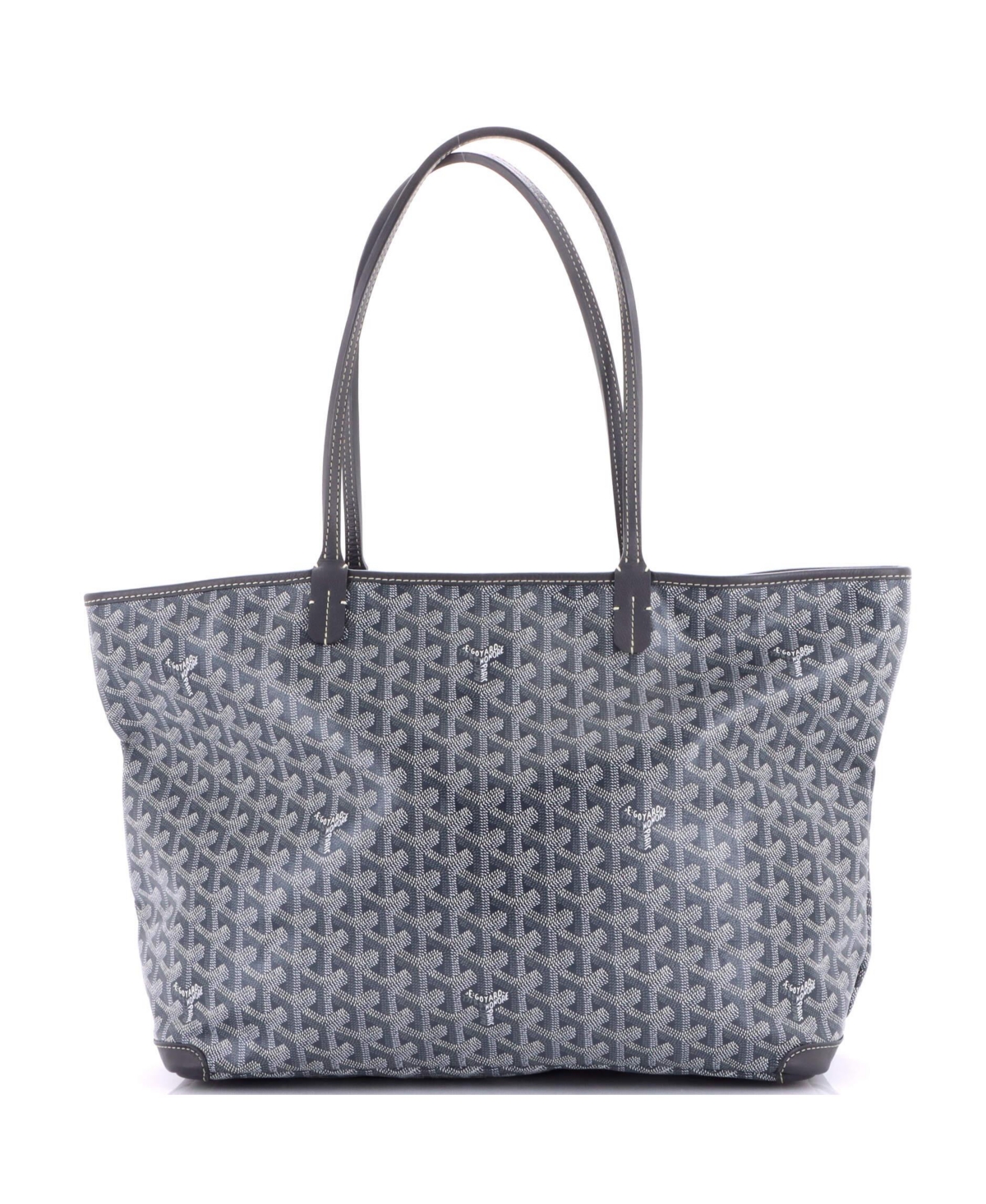 Click here for Pre-Owned Goyard Mm Artois Tote Coated Canvas - Gr... prices