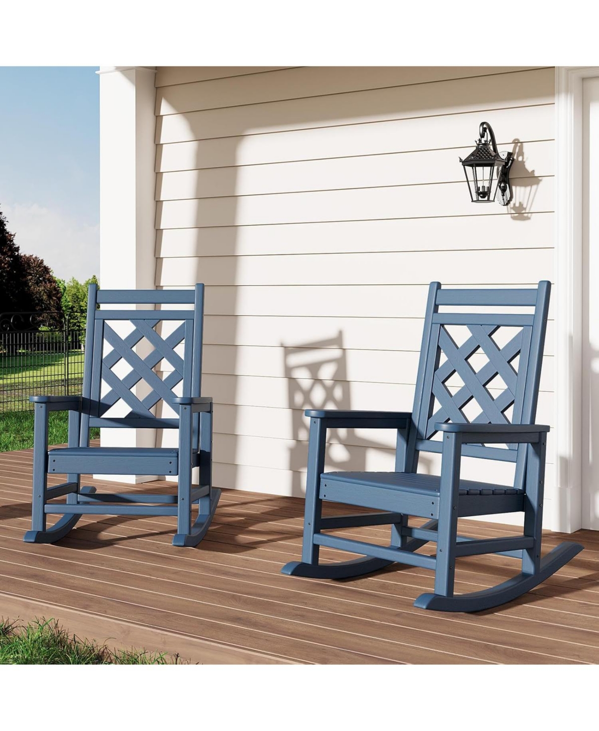 Click here for gaomon Outdoor Rocking Chair Set of 2  Hdpe Weathe... prices