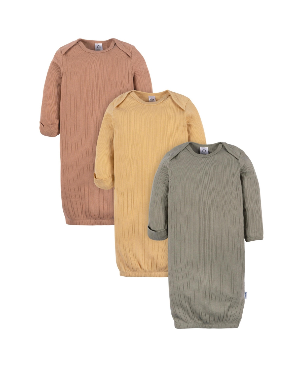 Click here for Gerber Baby Neutral 3-Pack Lap Shoulder Gowns - Sh... prices