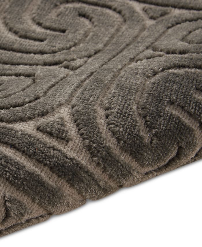 Kelly Ripa Home CLOSEOUT! Interlock KRH20 Dark Grey 3'6" x 5'6" Area ...