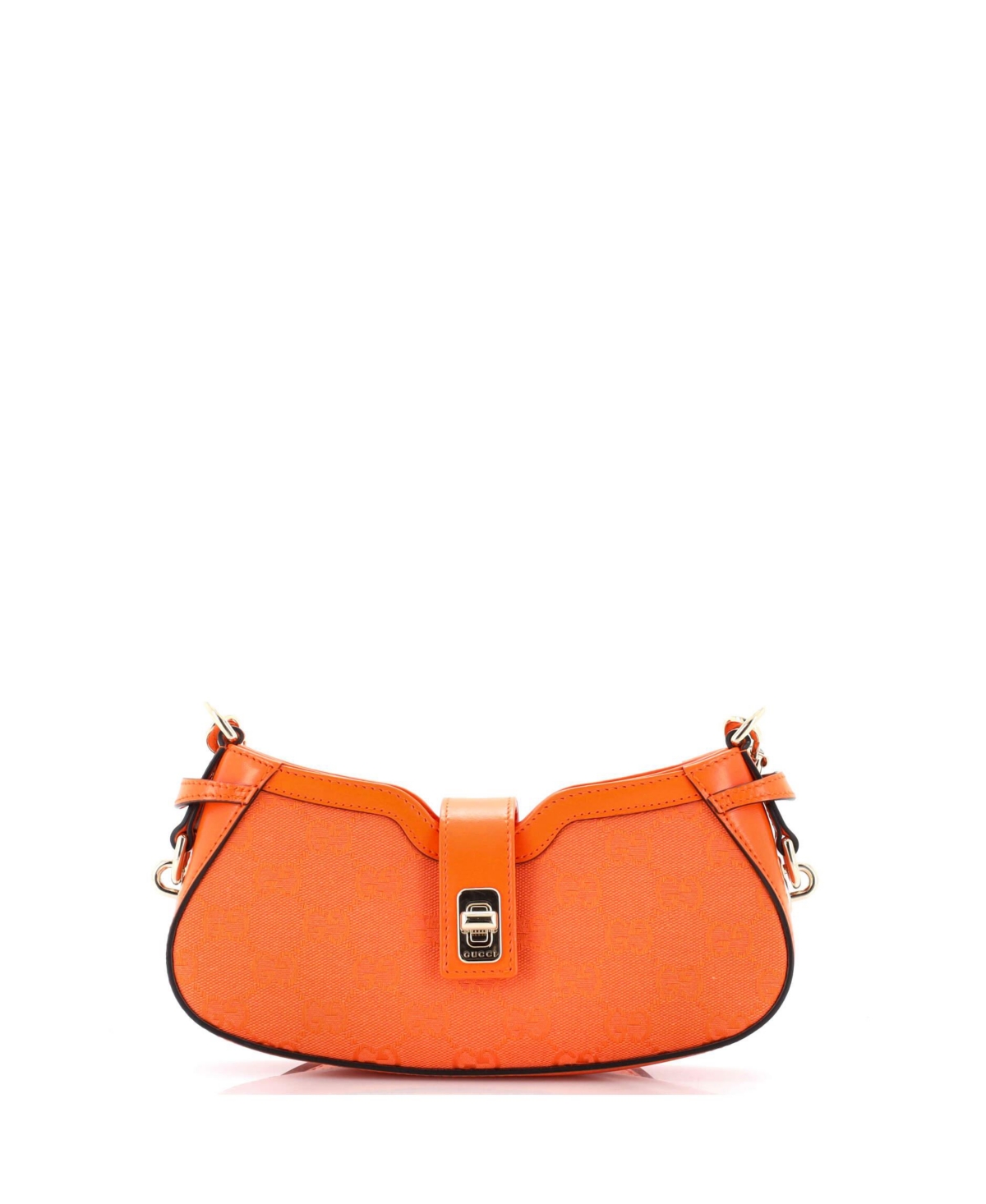 Click here for Pre-Owned Gucci Mini Moon Side Shoulder Bag Gg Can... prices