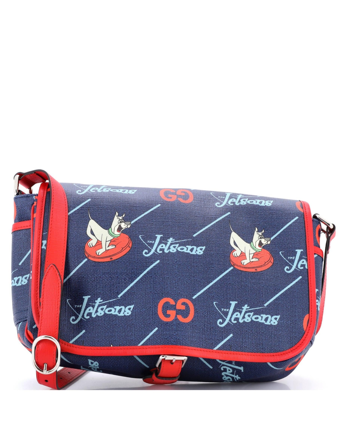 Click here for Pre-Owned Gucci x The Jetsons Flap Messenger Gg As... prices