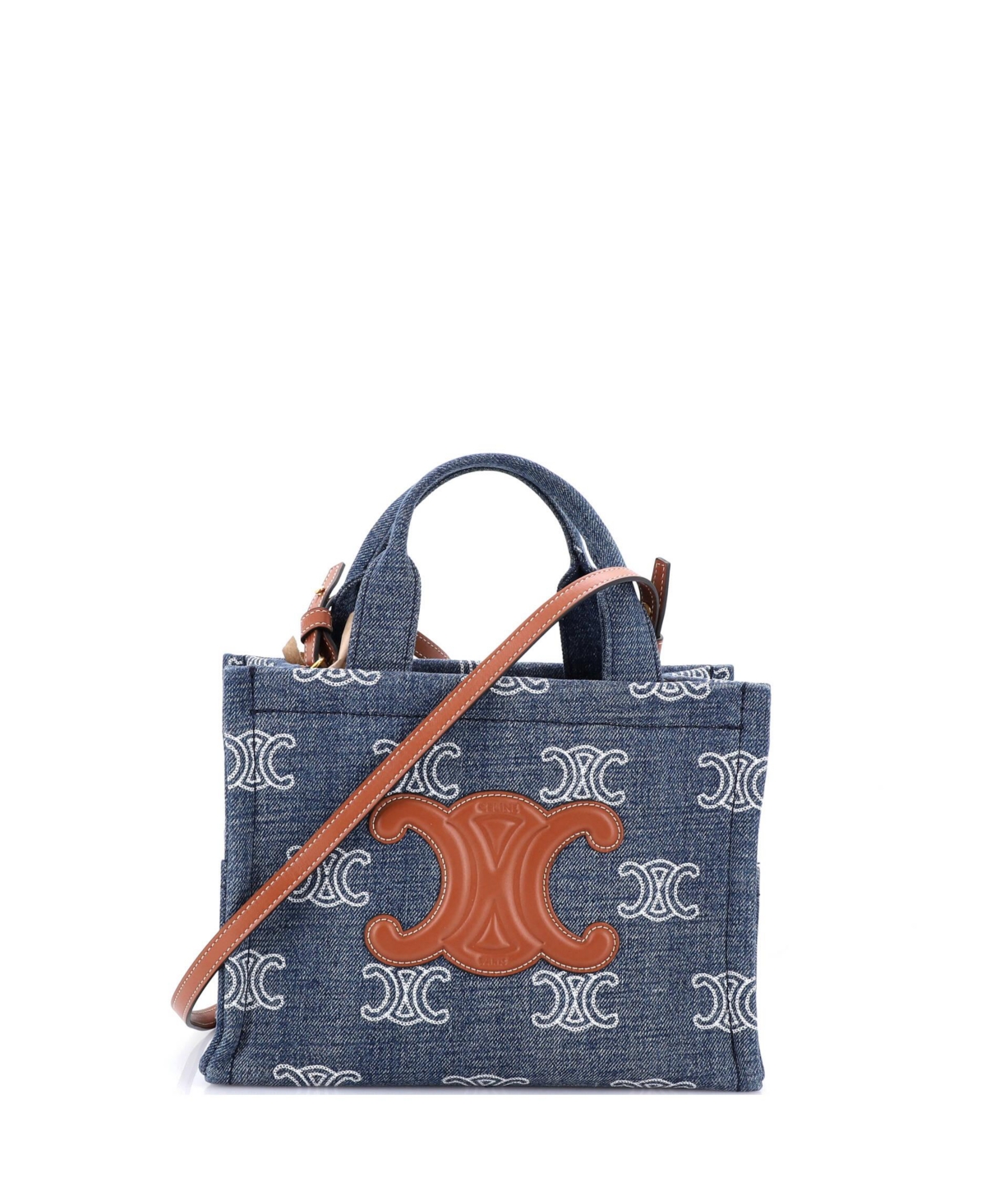 Click here for Pre-Owned Celine Small Cabas Thais Tote Triomphe E... prices