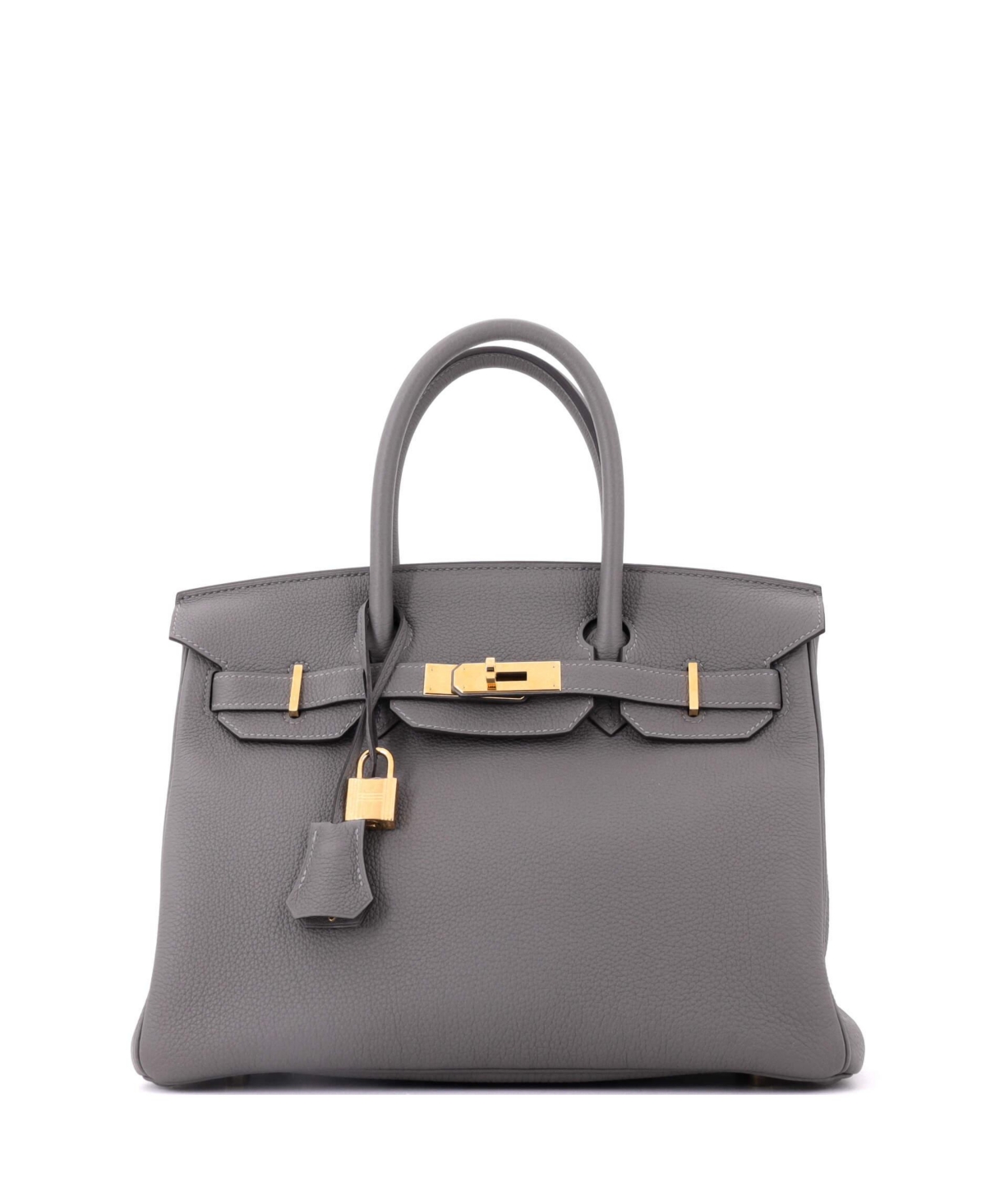 Click here for Pre-Owned HERMES Birkin 30 Handbag Grey Togo with... prices