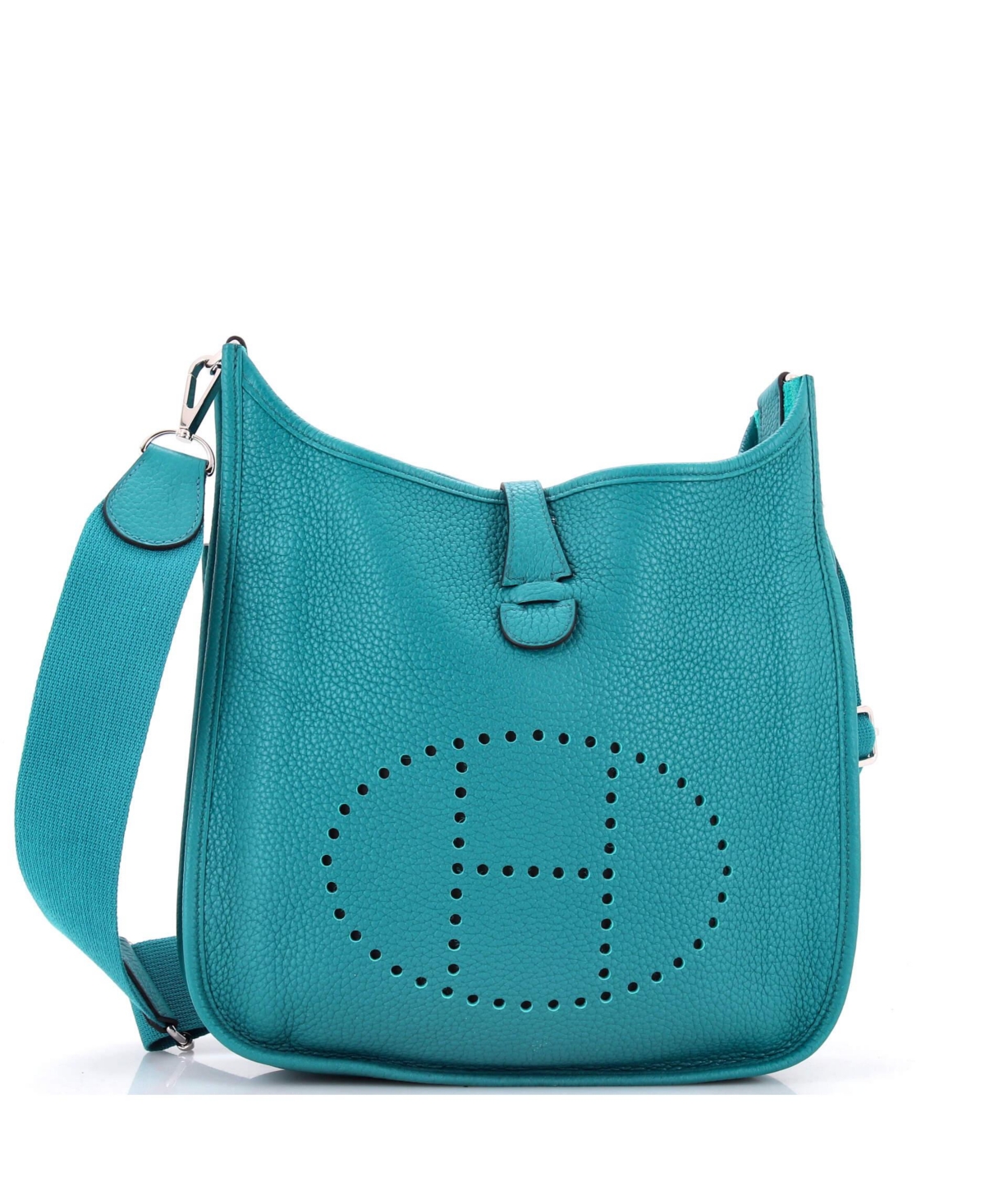 Click here for Pre-Owned HERMES Pm Evelyne Bag Gen Iii Clemence -... prices