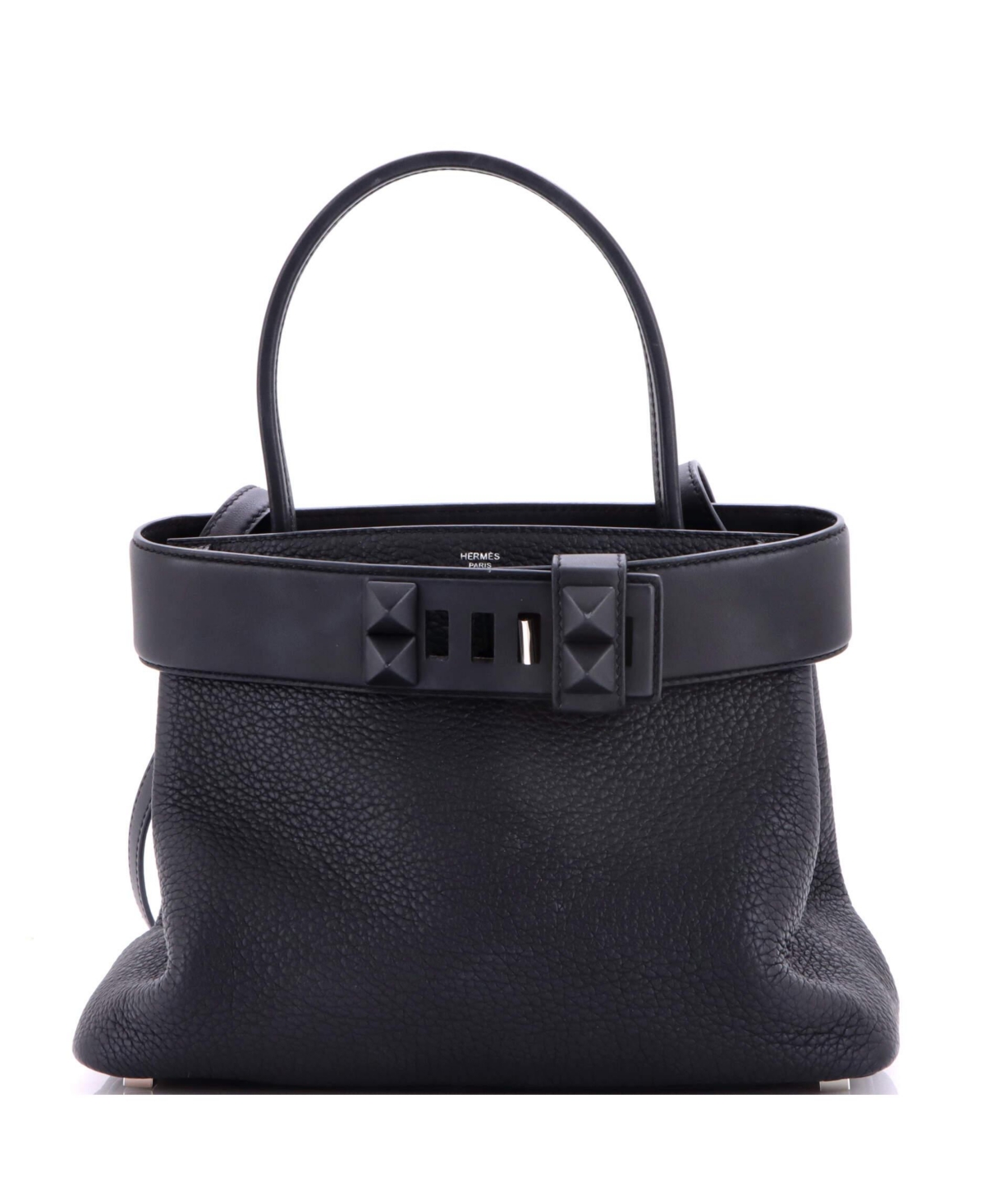 Click here for Pre-Owned HERMES Medor Handbag Togo - Black prices