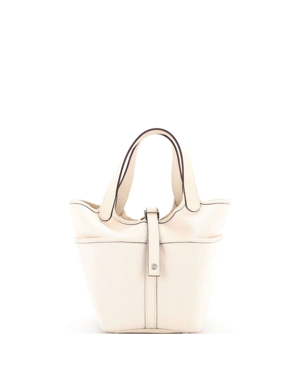 Click here for Pre-Owned HERMES Pm Cargo Picotin Lock Bag Canvas... prices