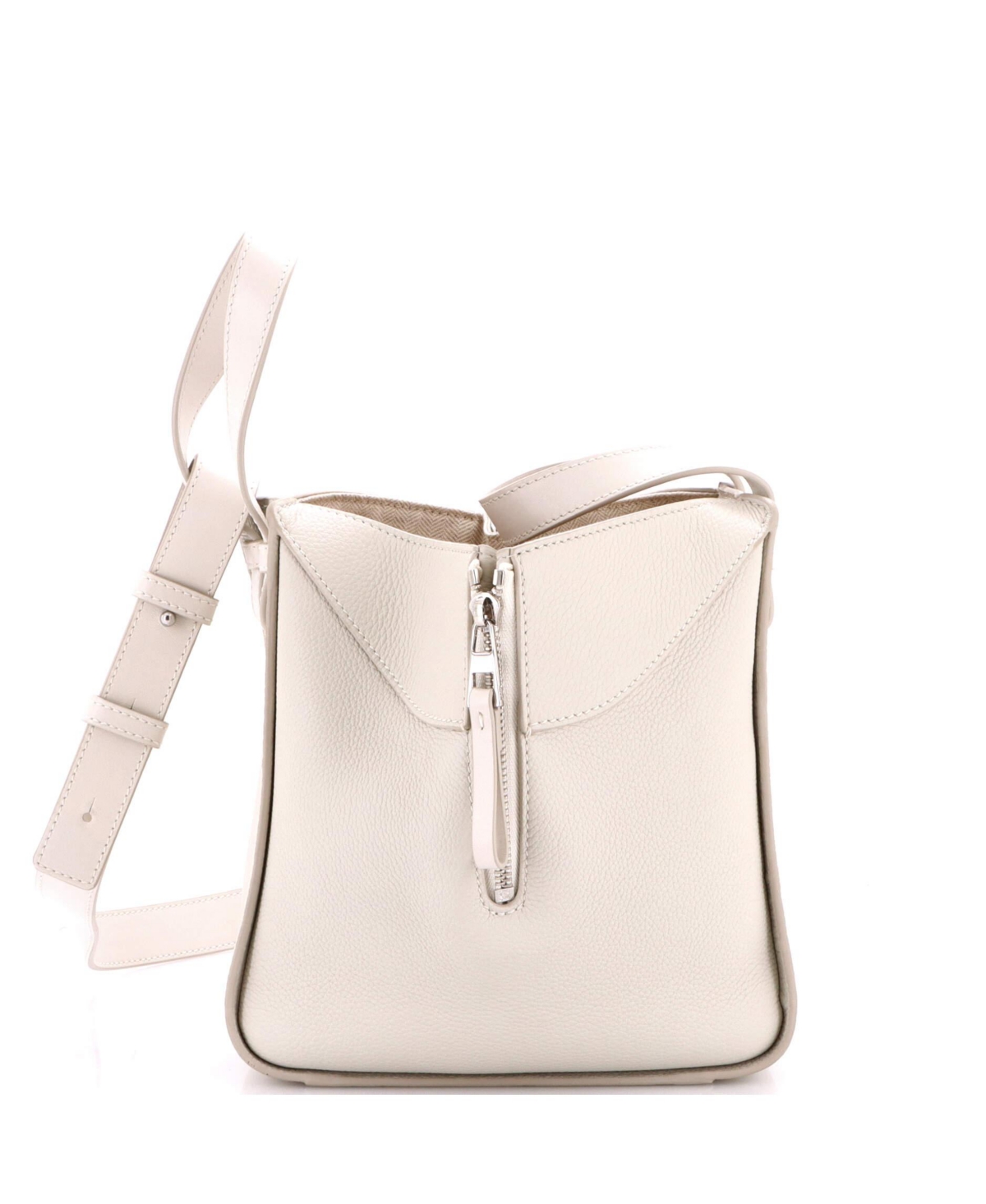 Click here for Pre-Owned Loewe Compact Hammock Bag Leather - Whit... prices