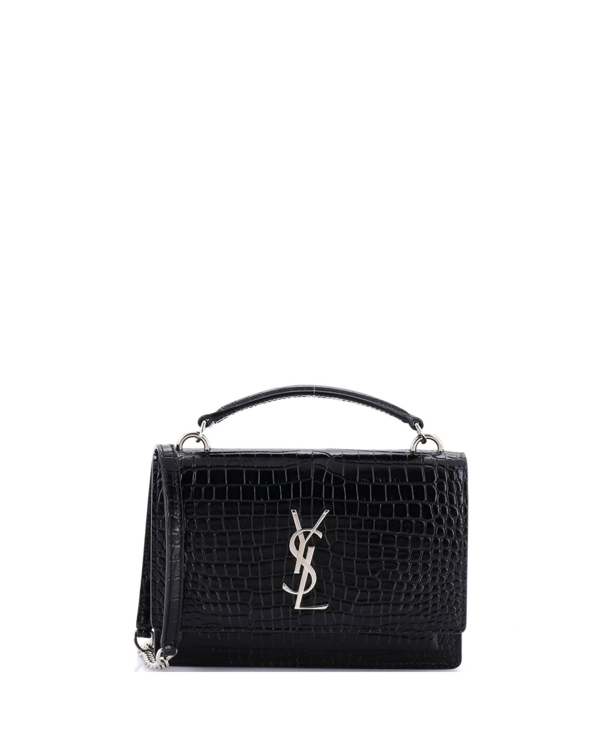 Click here for Pre-Owned Saint Laurent Sunset Top Handle Chain Wa... prices