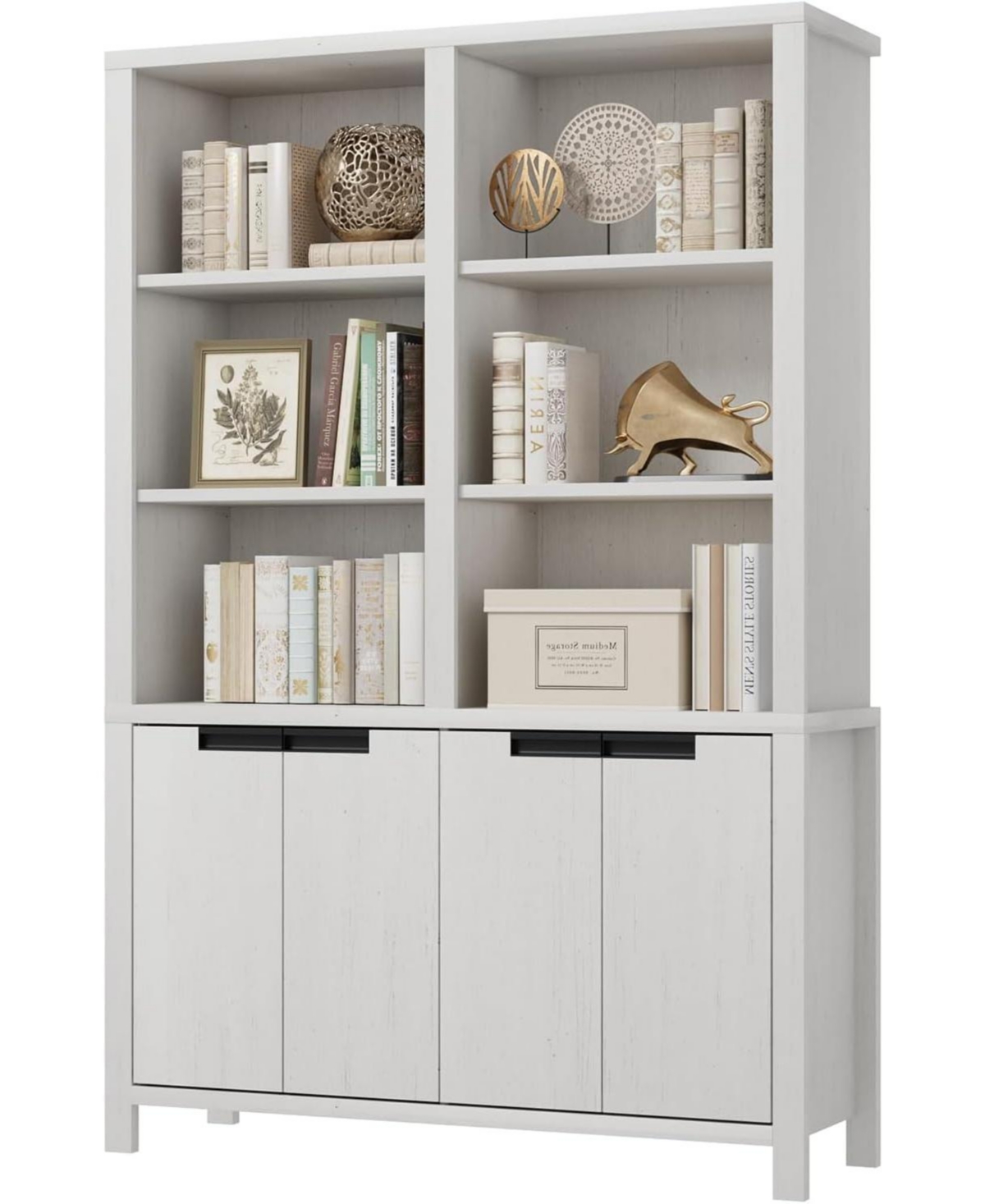 Click here for gaomon Extra Wide 71 Tall Bookshelf Storage Cabine... prices