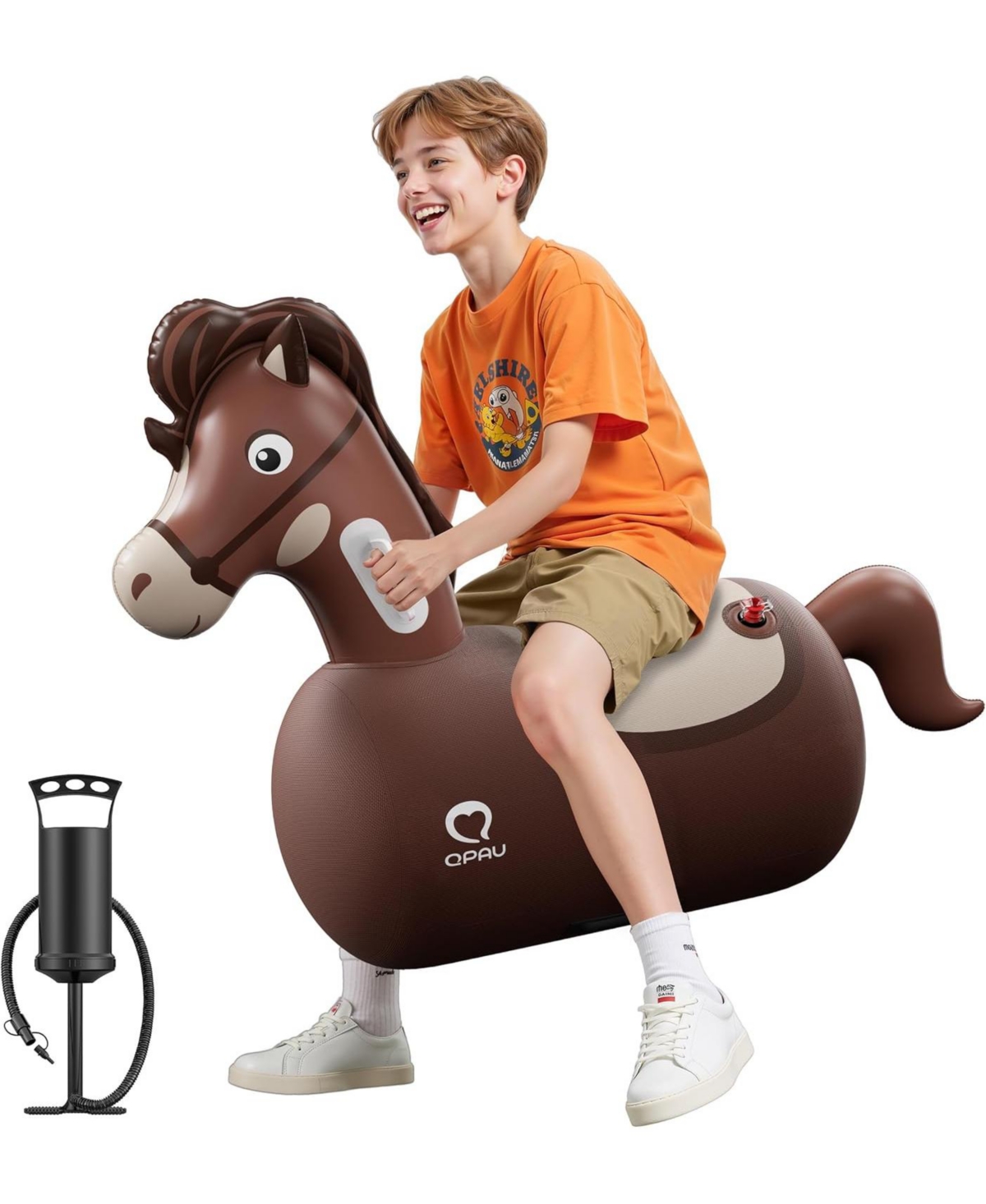 Click here for Qpau Infatable Bouncy Horse Toys with Hand Pump  H... prices