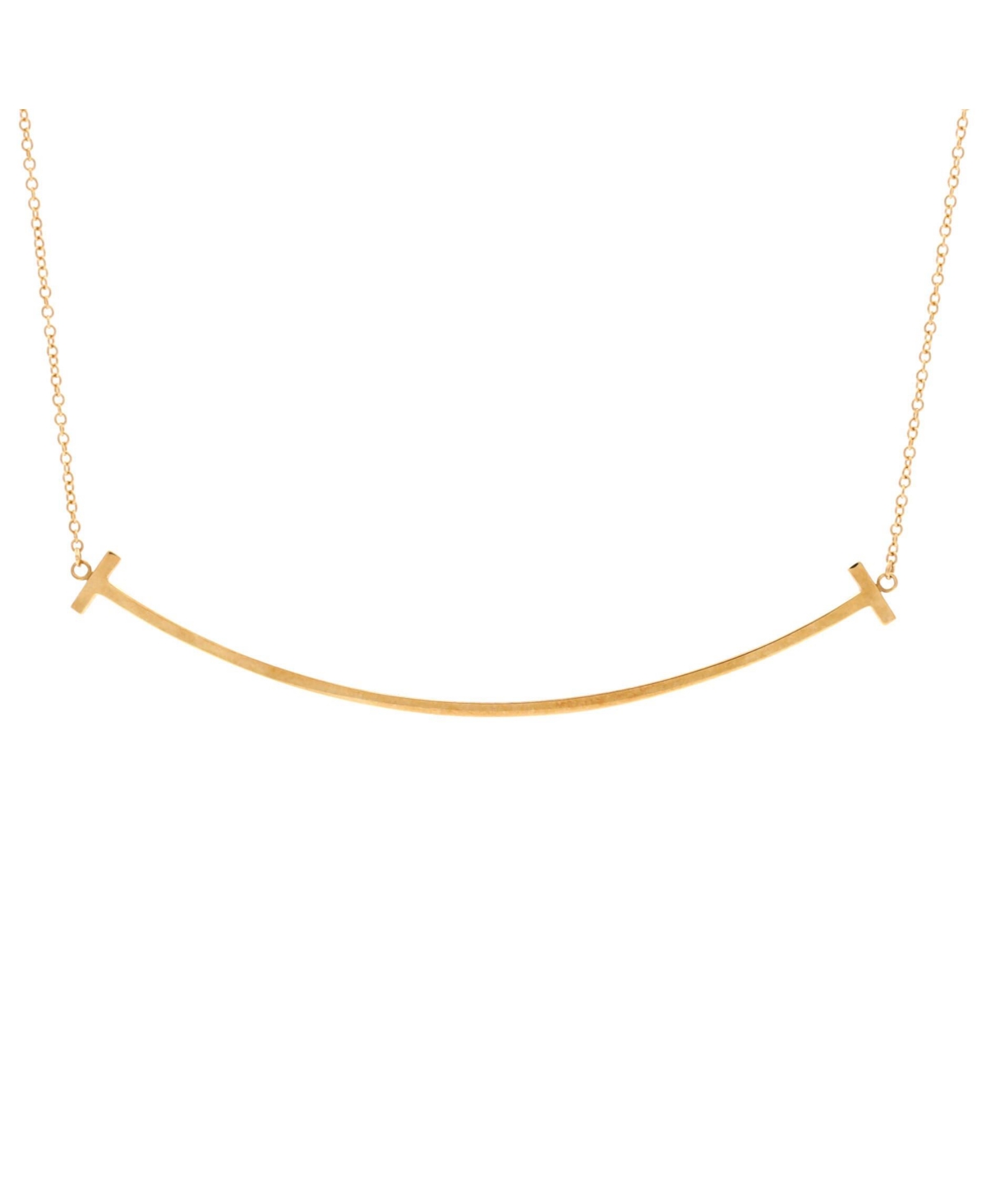 Click here for Pre-Owned Tiffany & Co T Smile Pendant Necklace -... prices