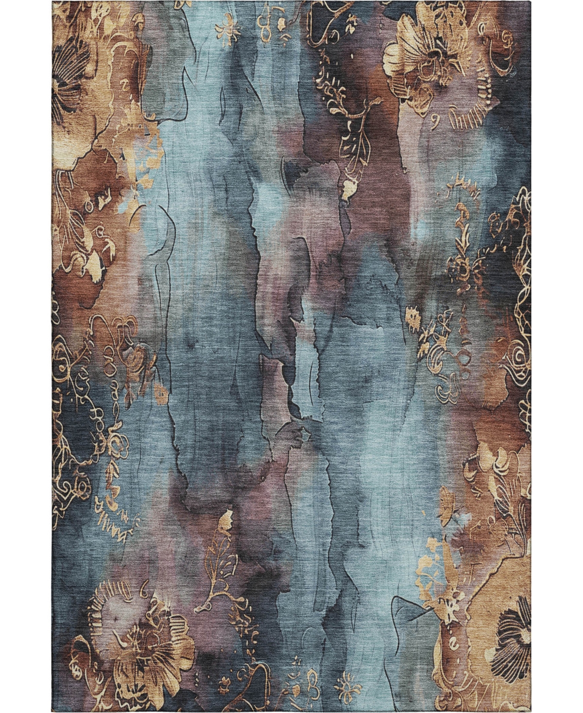 Click here for Addison Mayfield AMF1869 10 x 14 Area Rug - Blue prices