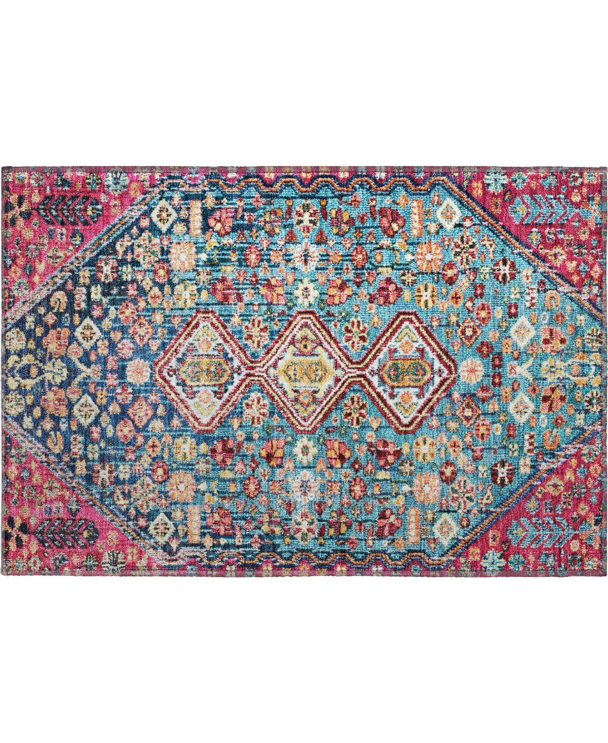 Click here for Addison Mayfield AMF1834 18 x 26 Area Rug - Teal prices