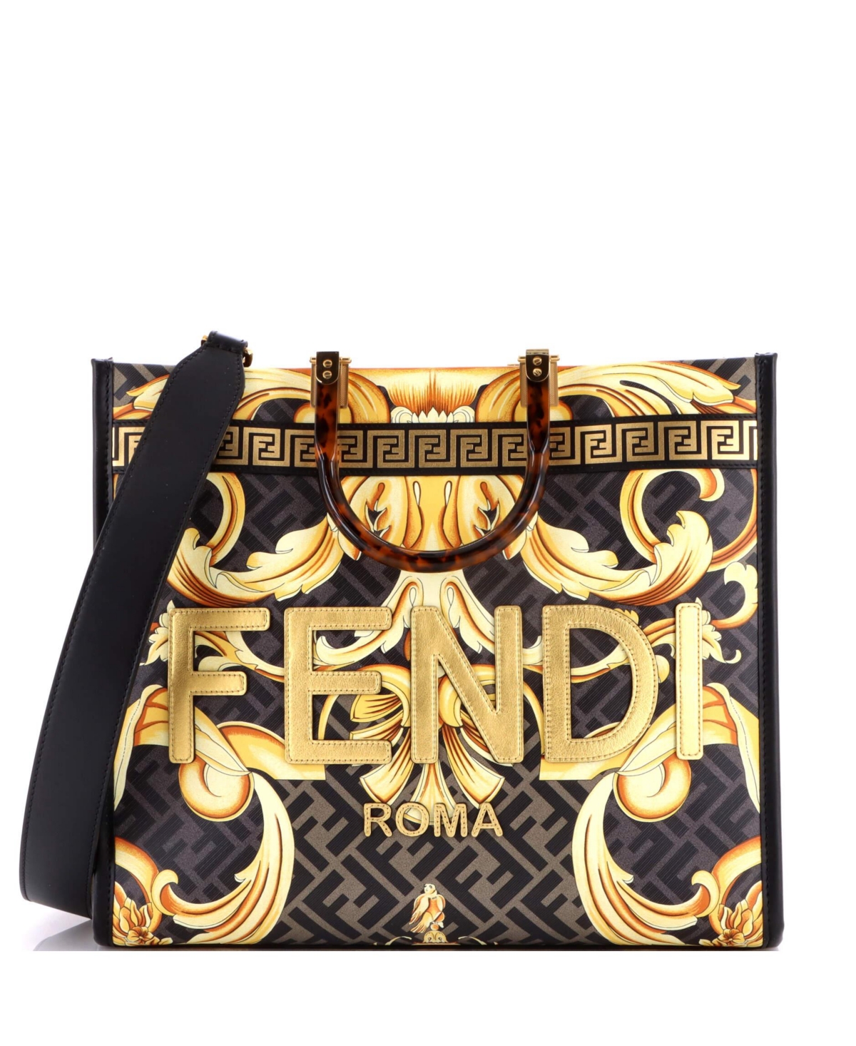 Click here for Pre-Owned Versace Medium x Fendi Fendace Sunshine... prices
