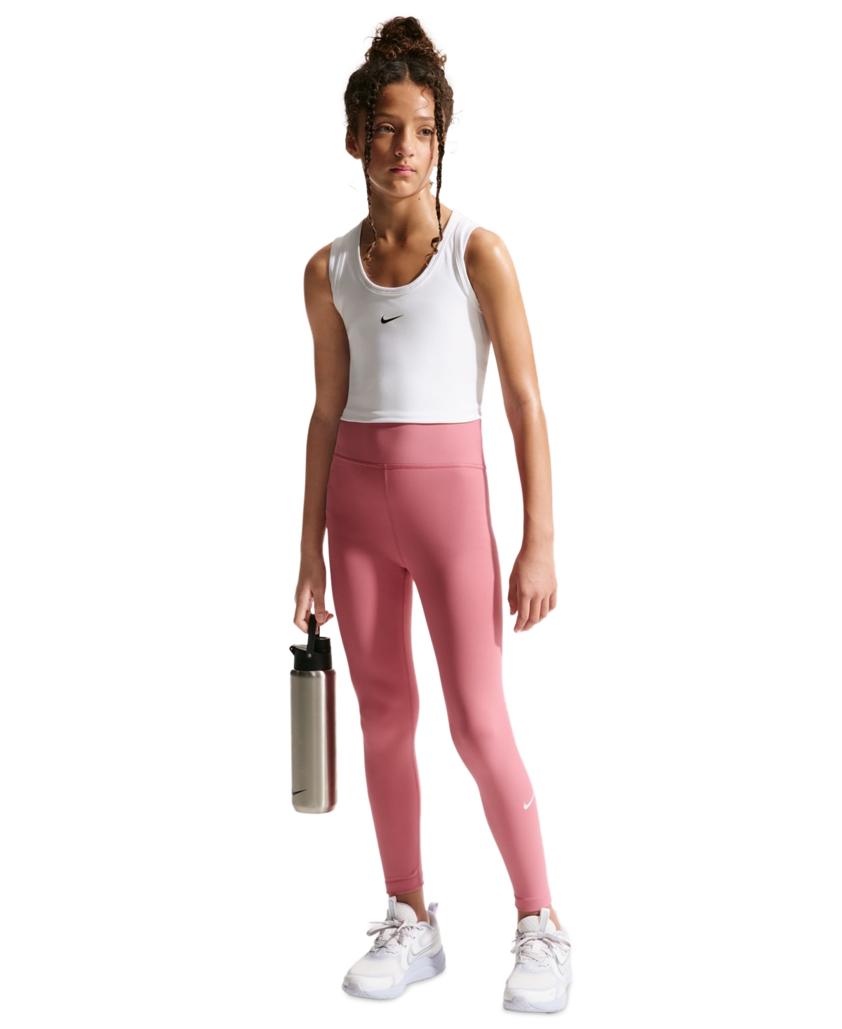 Click here for Nike Girls 7-20 One Dri-fit High-Waisted Leggings... prices