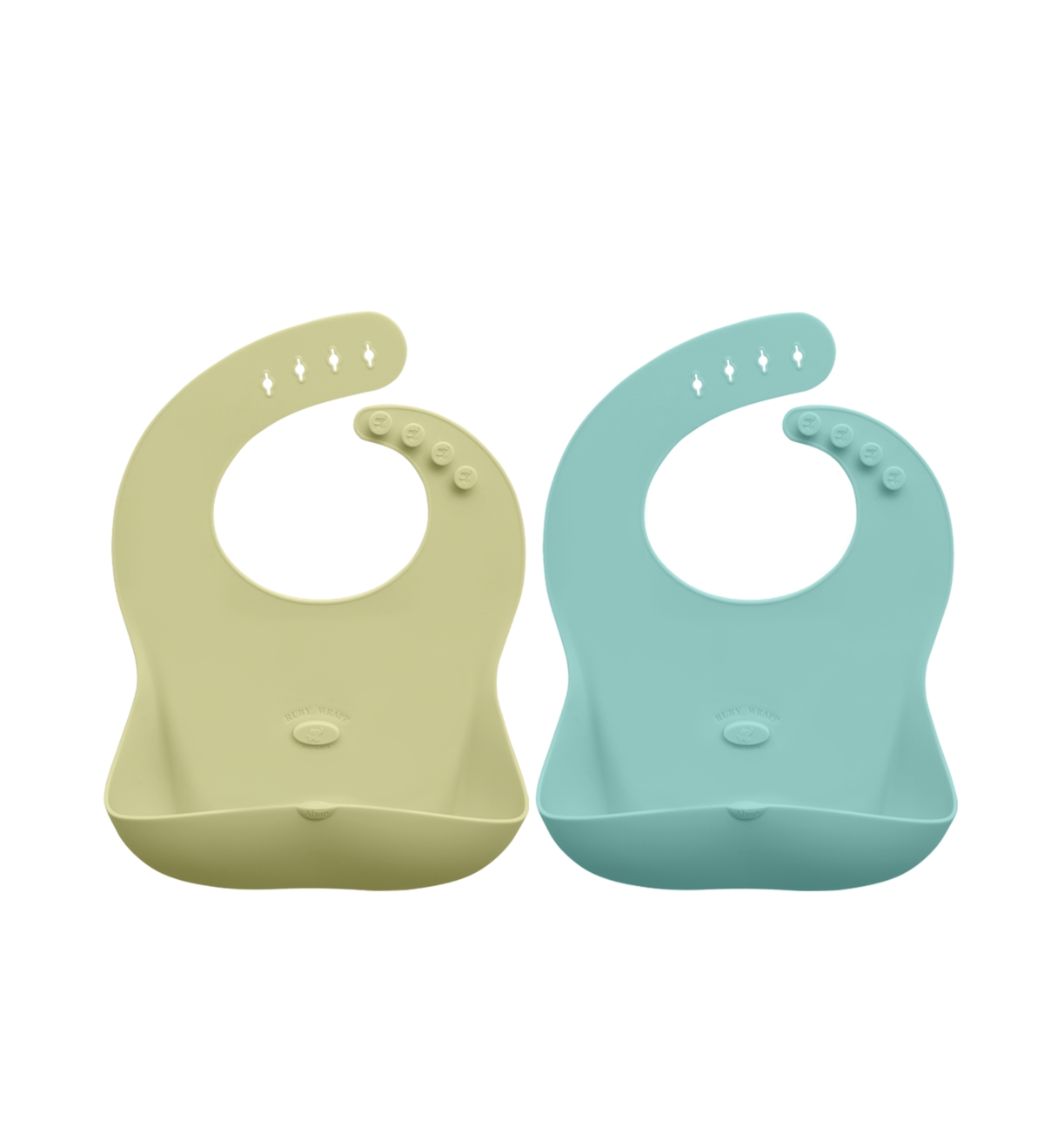 Click here for Abiie Ruby Wrapp Silicone Bibs - Pastel yellow and... prices