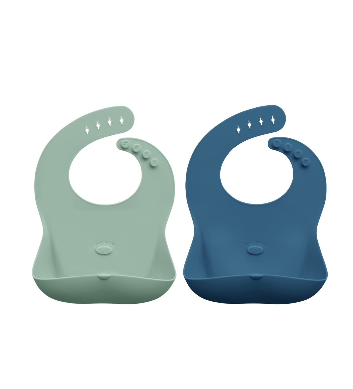 Click here for Abiie Ruby Wrapp Silicone Bibs - Sage green and sp... prices