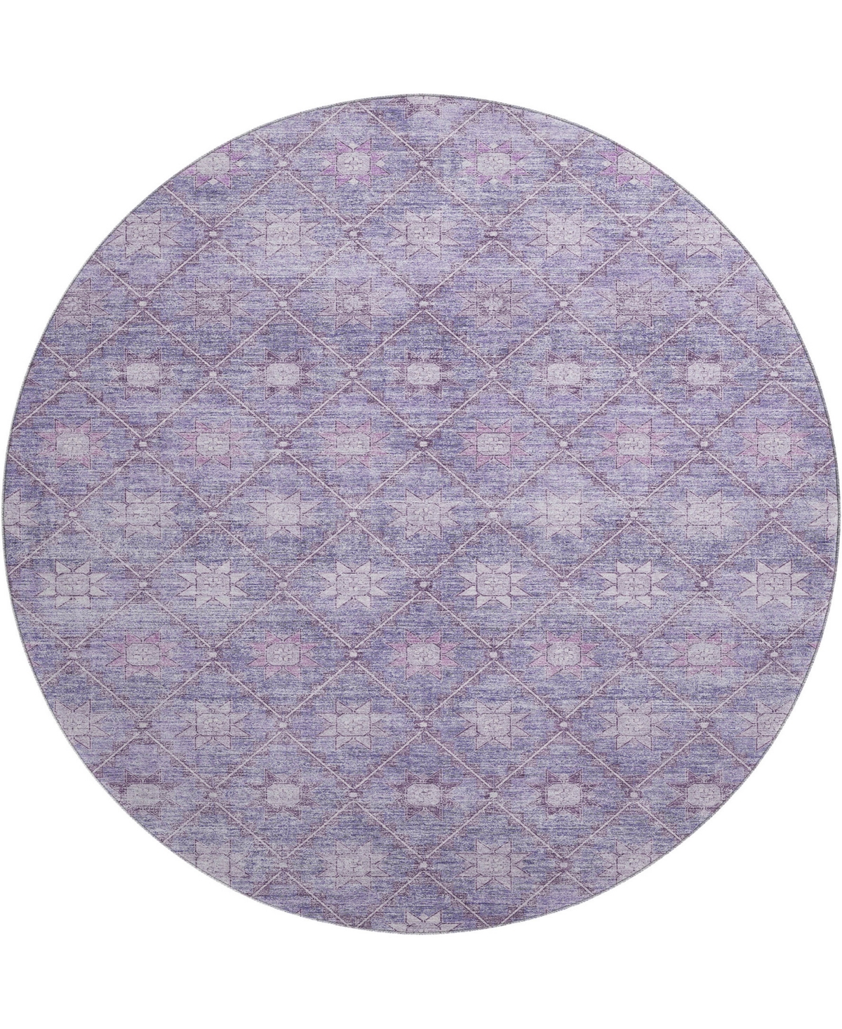 Click here for Addison Mayfield AMF1858 8 x 8 Round Area Rug - Pu... prices